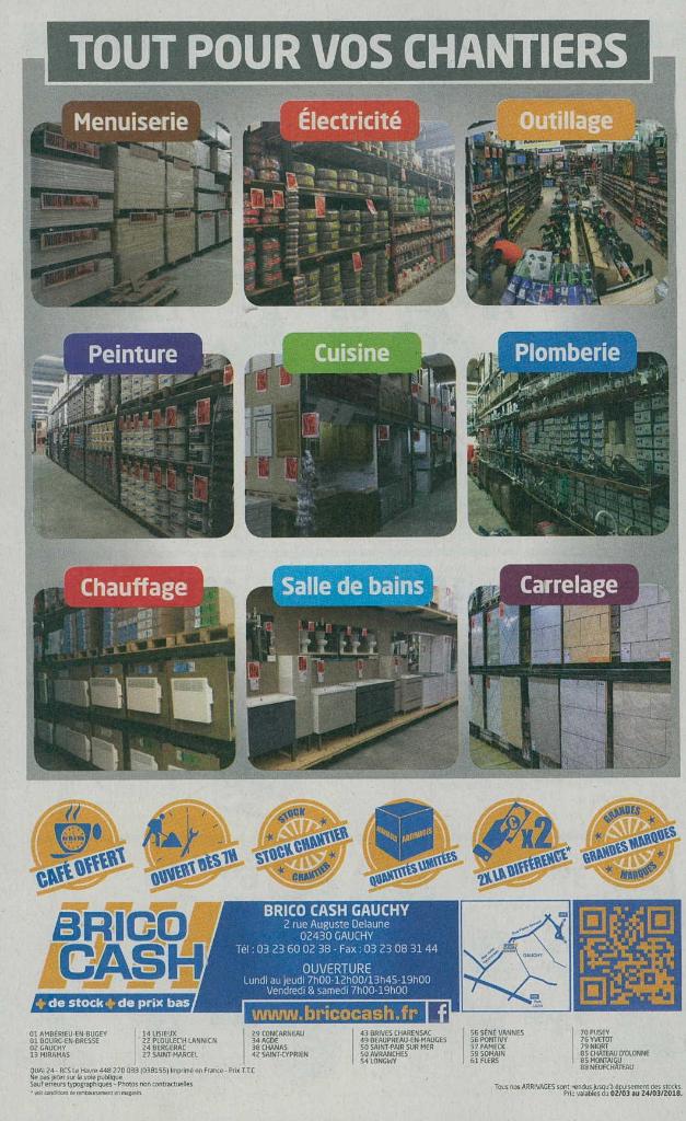 Brico Cash - Bricolage et outillage, route Nationale 15 76190 Yvetot ...